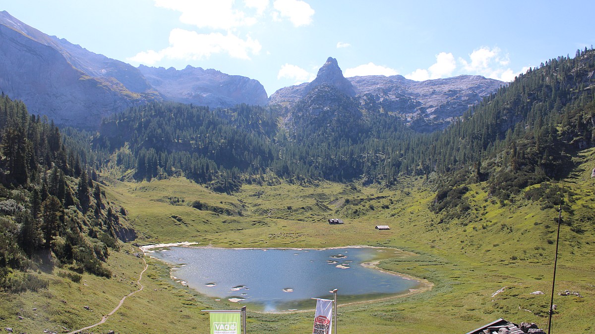 Kärlingerhaus am Funtensee - Blick nach Südosten - Foto-Webcam.eu