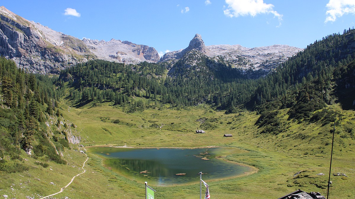 Kärlingerhaus am Funtensee - Blick nach Südosten - Foto-Webcam.eu