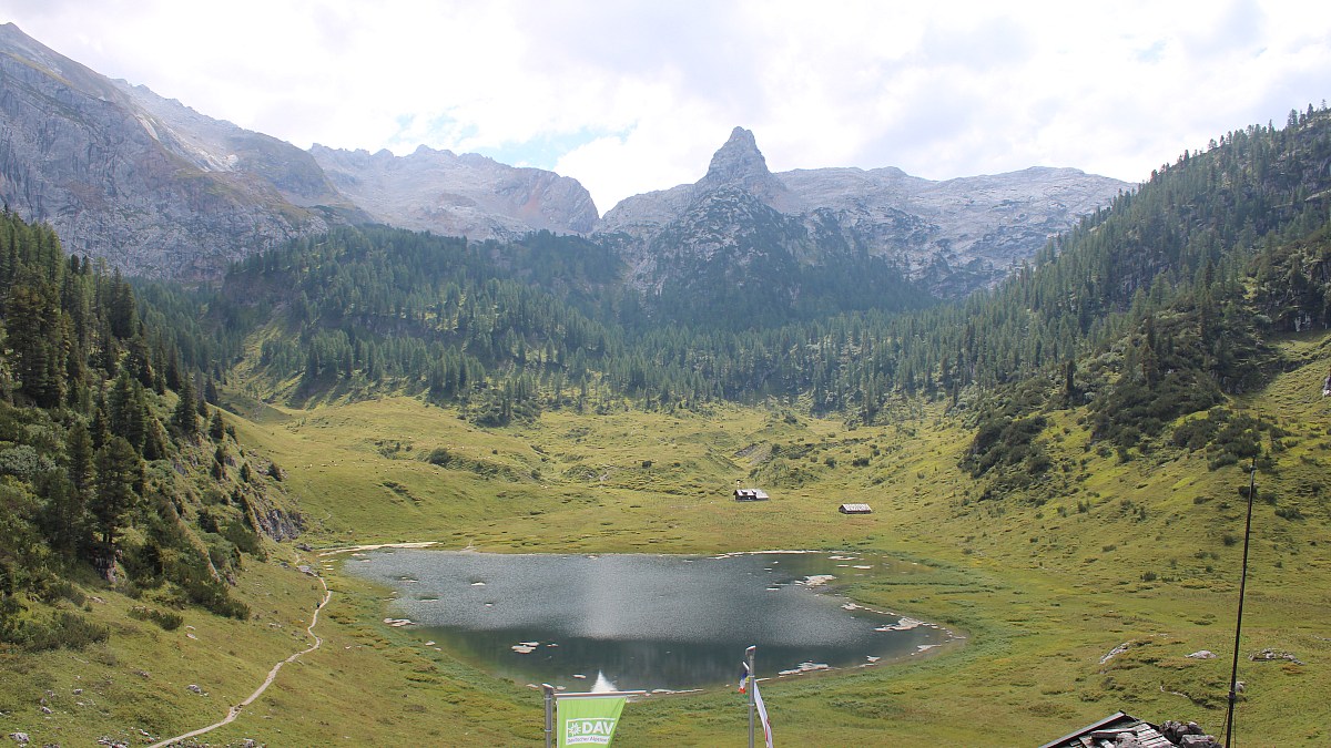Kärlingerhaus am Funtensee - Blick nach Südosten - Foto-Webcam.eu