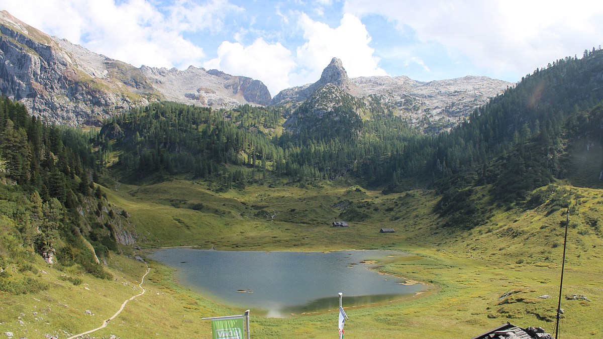 Kärlingerhaus am Funtensee - Blick nach Südosten - Foto-Webcam.eu