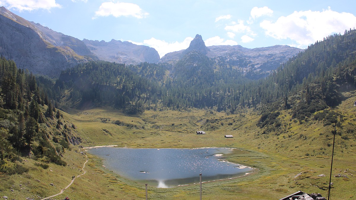 Kärlingerhaus am Funtensee - Blick nach Südosten - Foto-Webcam.eu