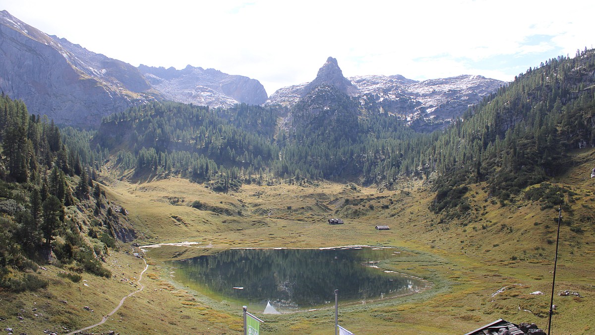 Kärlingerhaus am Funtensee - Blick nach Südosten - Foto-Webcam.eu