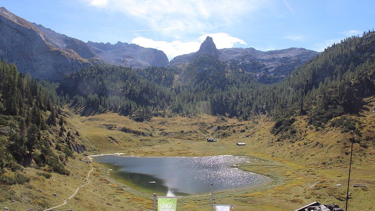 Kärlingerhaus am Funtensee - Blick nach Südosten - Foto-Webcam.eu