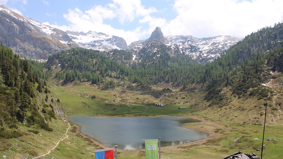 Kärlingerhaus am Funtensee - Blick nach Südosten - Foto-Webcam.eu