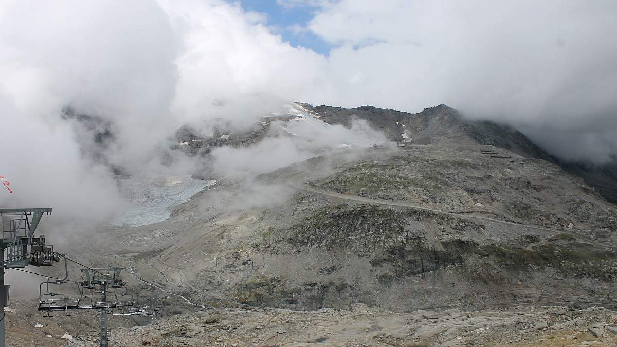 Mölltaler Gletscher / Bergstation Altecklift - Blick nach Nordosten ...