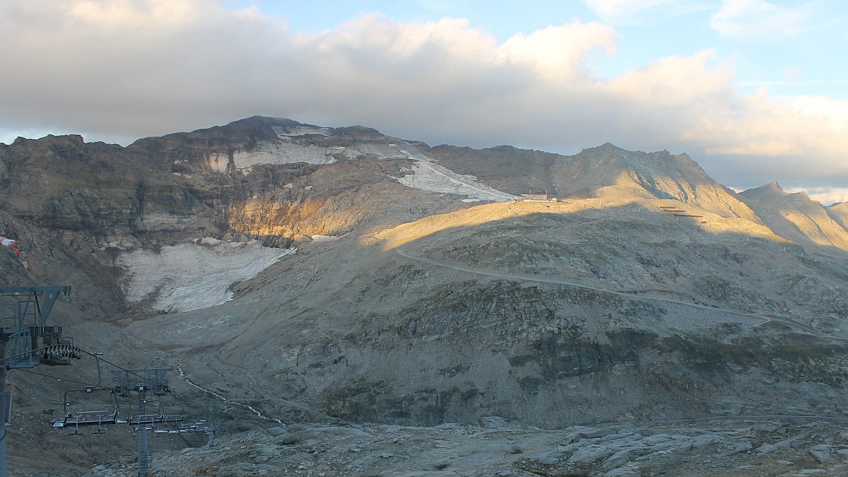 Mölltaler Gletscher / Bergstation Altecklift - Blick nach Nordosten ...