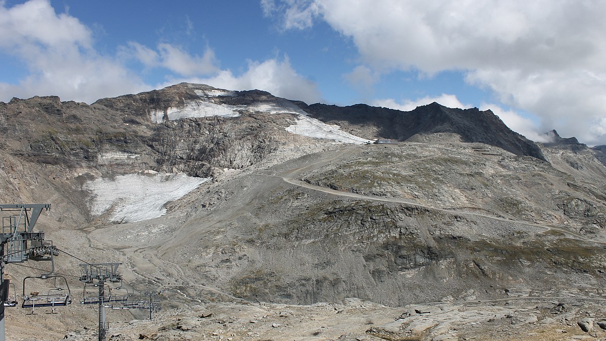 Mölltaler Gletscher / Bergstation Altecklift - Blick nach Nordosten ...