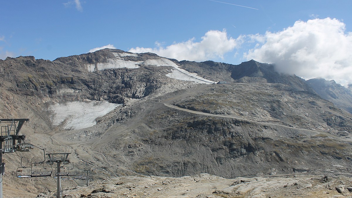 Mölltaler Gletscher / Bergstation Altecklift - Blick nach Nordosten ...