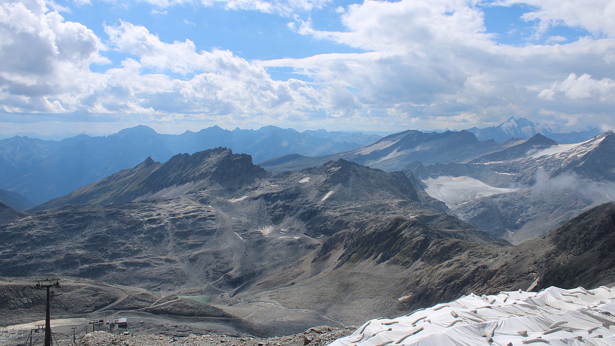 Mölltaler Gletscher / Schareck - Blick nach Westen - Foto-Webcam.eu