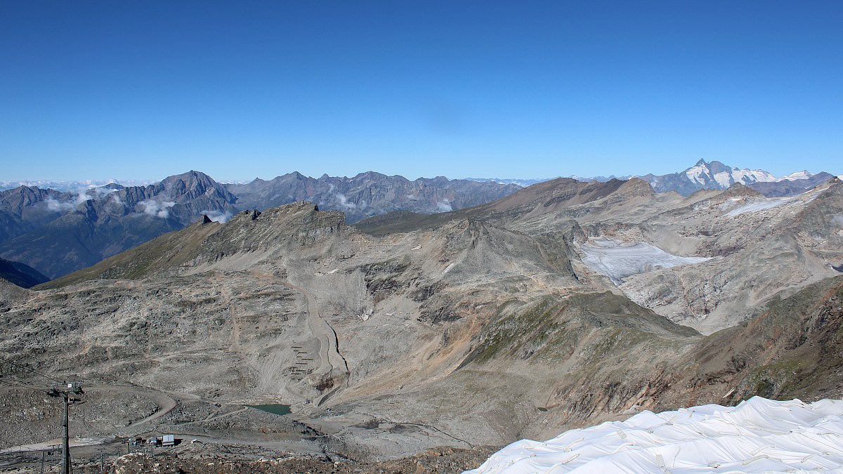 Mölltaler Gletscher / Schareck - Blick nach Westen - Foto-Webcam.eu