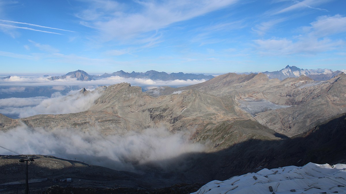 Mölltaler Gletscher / Schareck - Blick nach Westen - Foto-Webcam.eu