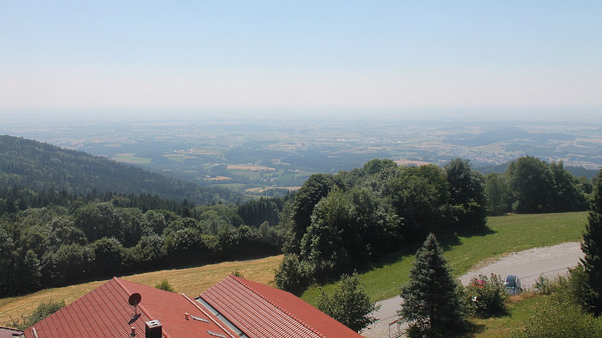 Grandsberg - Schwarzach / Bayerischer Wald - Blick nach Süden zur ...