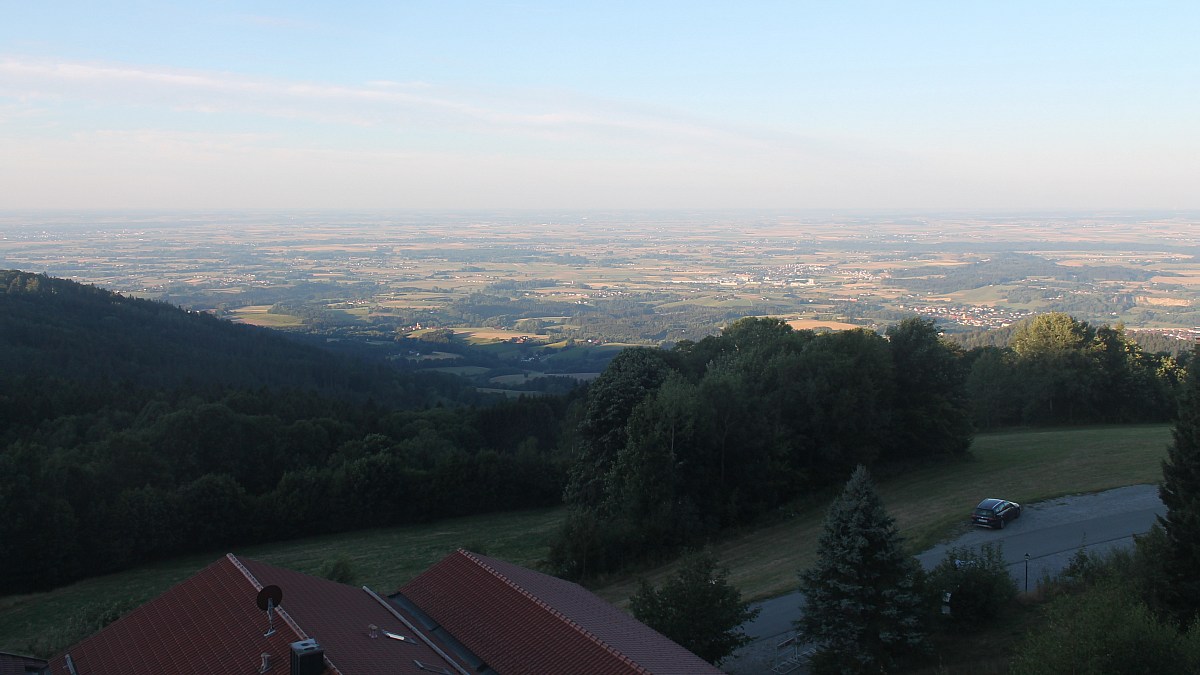 Grandsberg - Schwarzach / Bayerischer Wald - Blick nach Süden zur ...