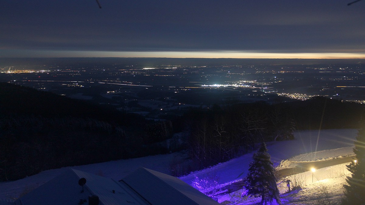 Grandsberg - Schwarzach / Bayerischer Wald - Blick nach Süden zur ...