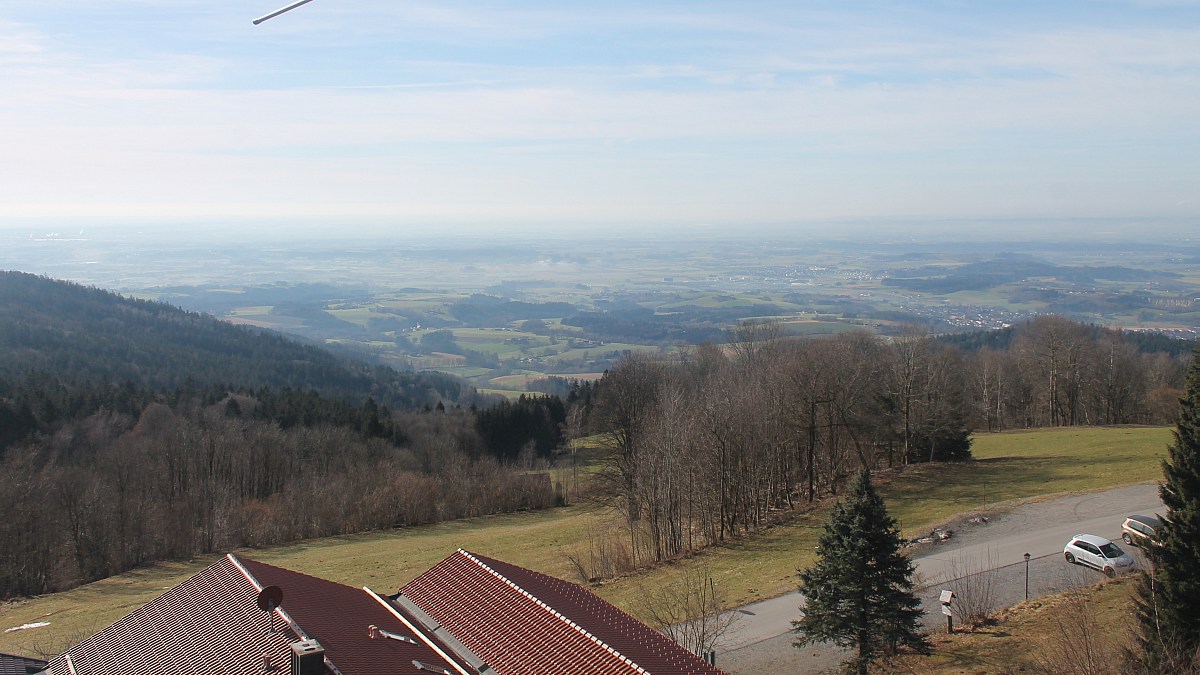 Grandsberg - Schwarzach / Bayerischer Wald - Blick nach Süden zur ...