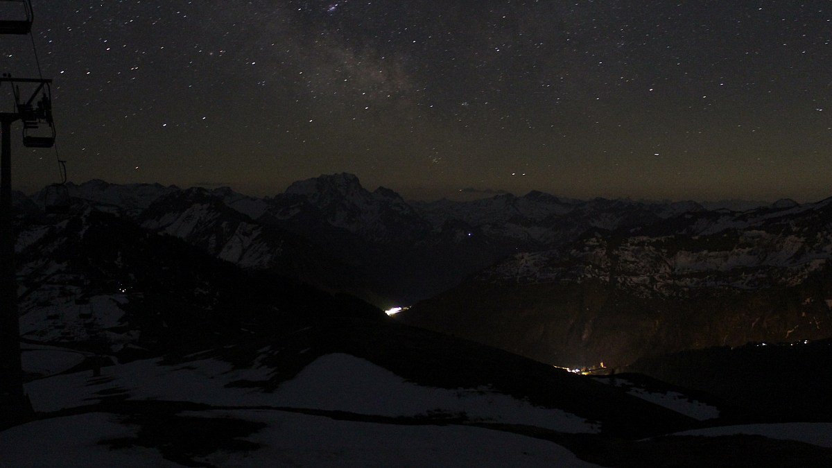 Damüls Hasenbühel - Blick nach Süden - Foto-Webcam.eu
