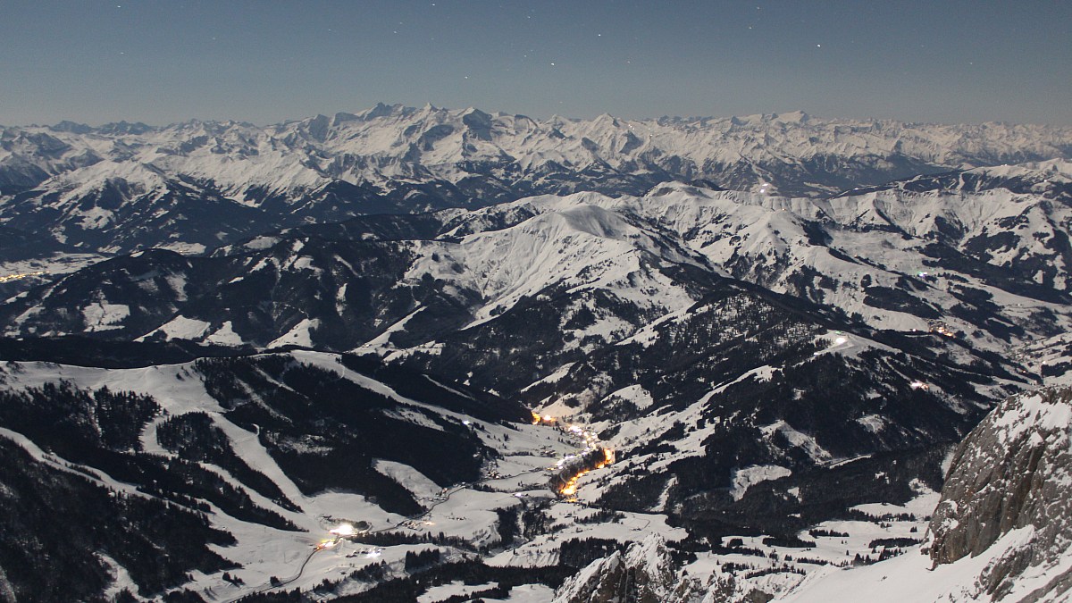 Matrashaus am Hochkönig - Blick über den Königsjodler nach Südwesten ...