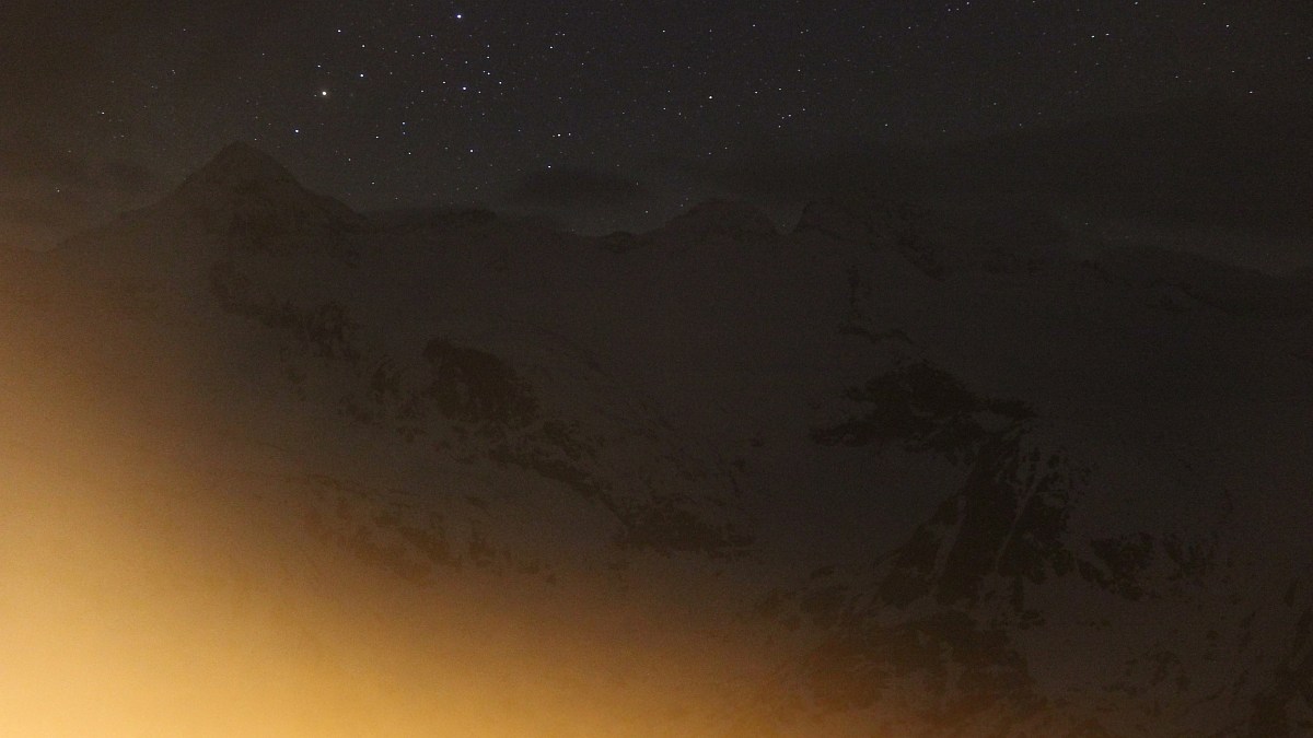 Kürsingerhütte - Blick nach Süden zum Großen Geiger - Foto-Webcam.eu