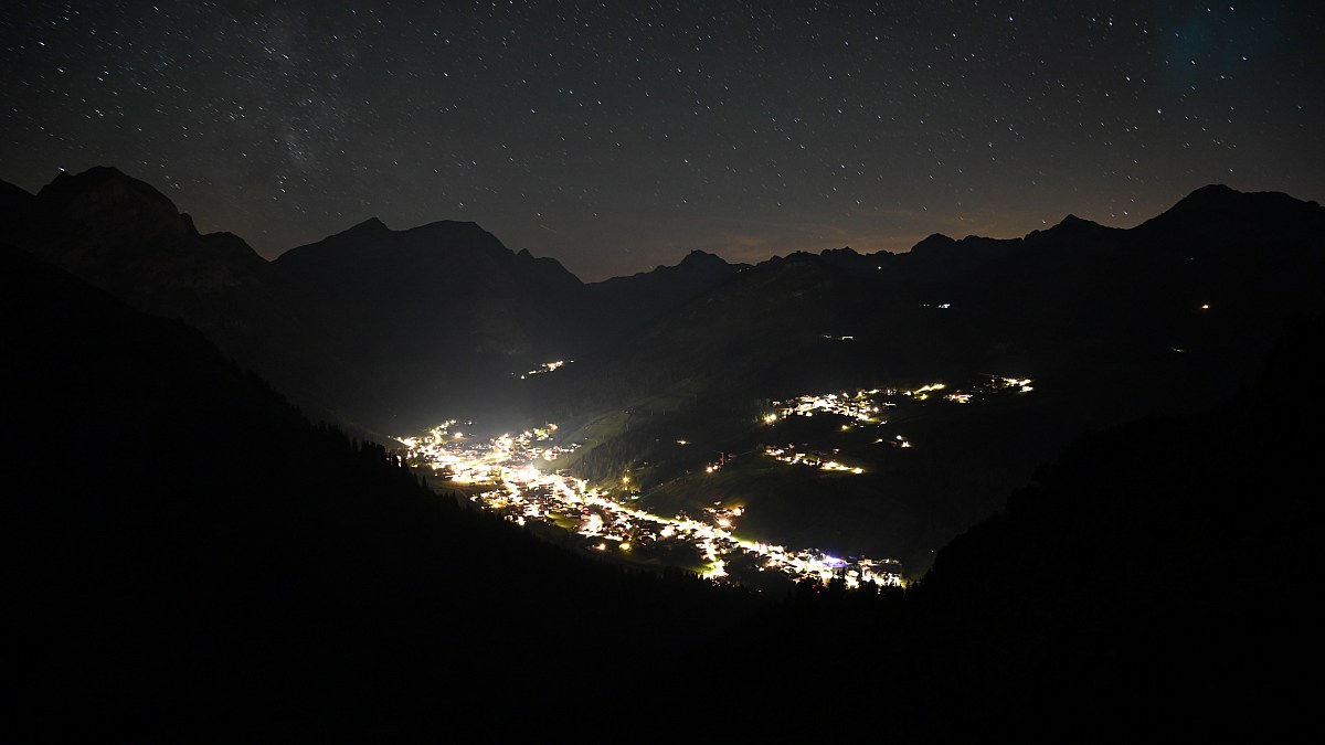 Lech am Arlberg - Blick nach Südwest ins Zugertal - Foto-Webcam.eu