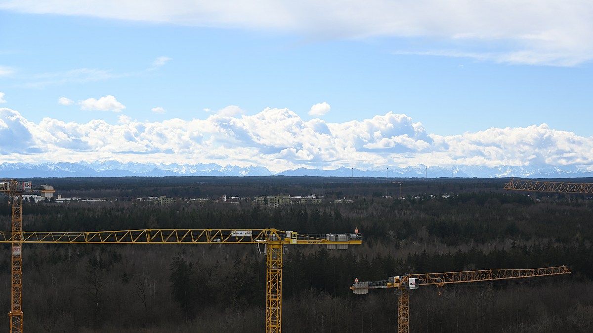 LMU-Klinikum München-Großhadern - Blick nach Süden - Foto-Webcam.eu
