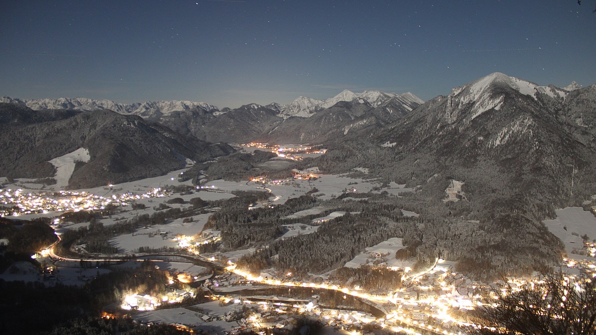 Marquartstein / Schnappenberg - Blick übers Achental nach Südwesten ...