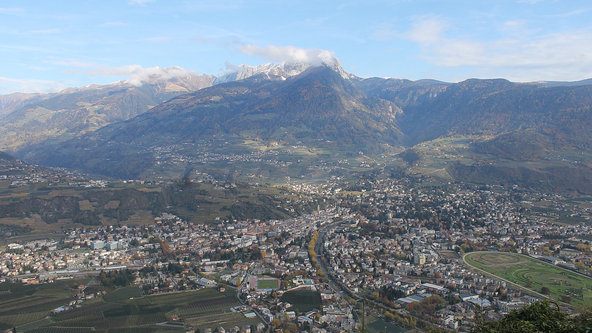 Marlinger Berg - Meran - Blick nach Nordosten - Foto-Webcam.eu
