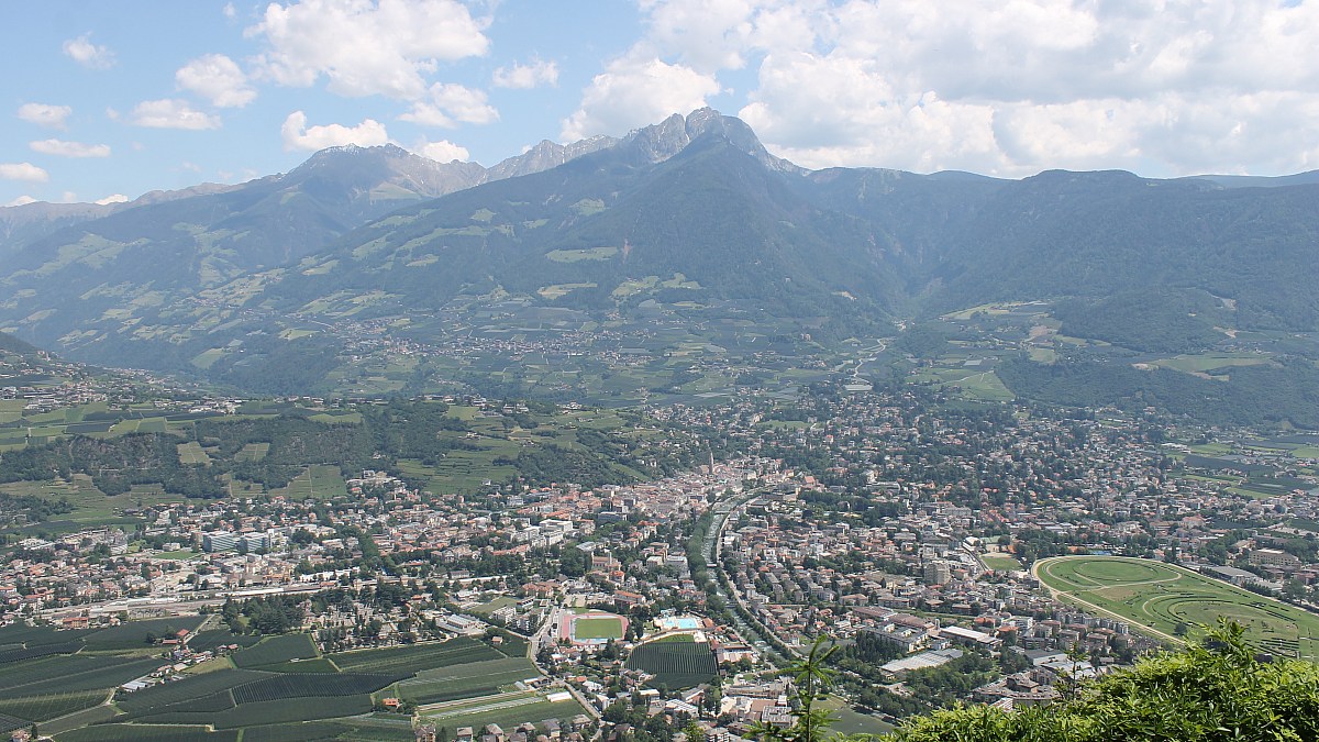Marlinger Berg - Meran - Blick nach Nordosten - Foto-Webcam.eu