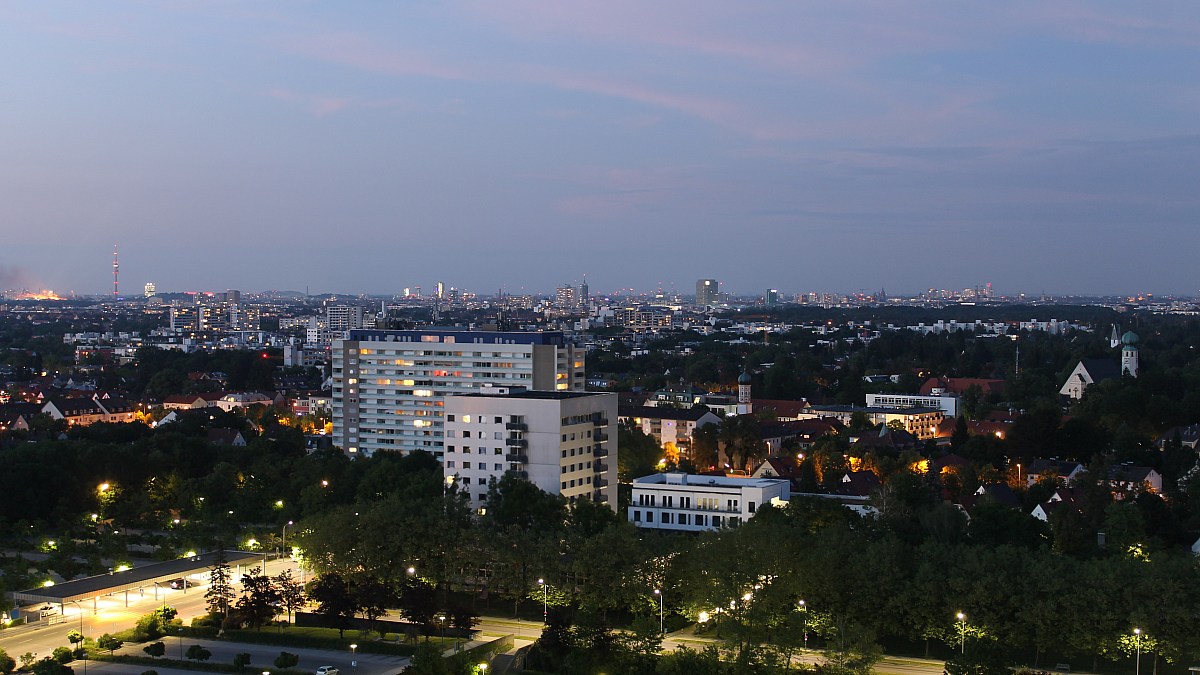 LMU-Klinikum München-Großhadern - Blick nach Nordost / München ...