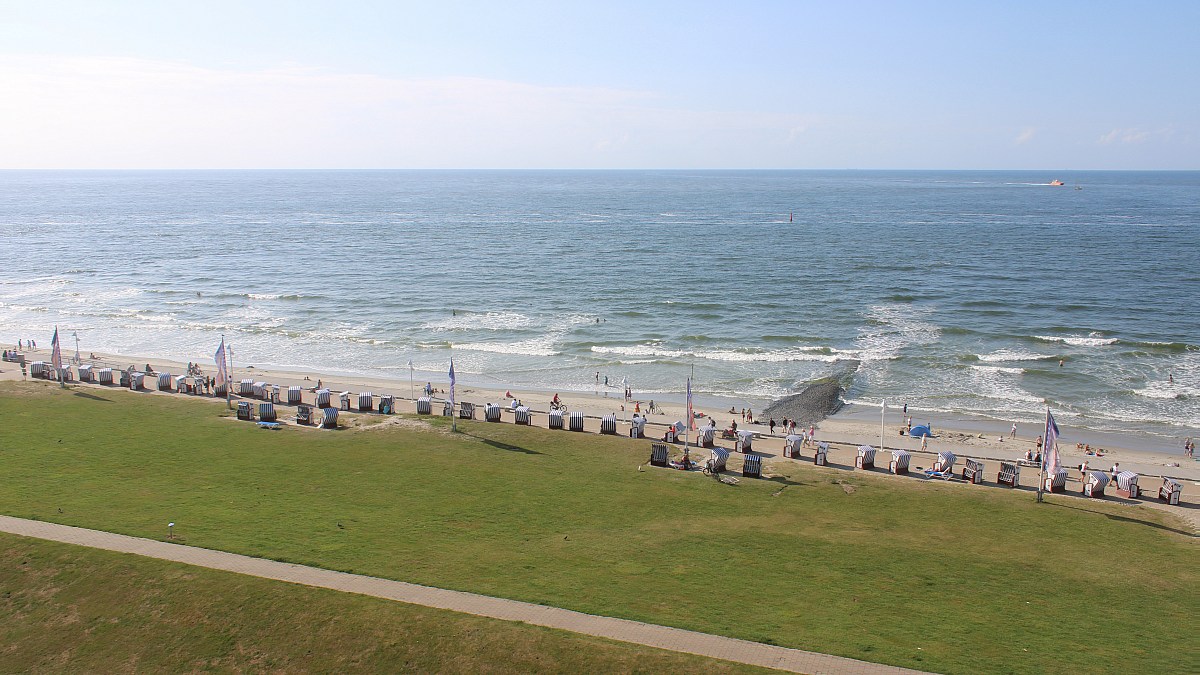 Kaiserhof - Norderney / Ostfriesland - Blick Richtung Nordwesten - Foto ...