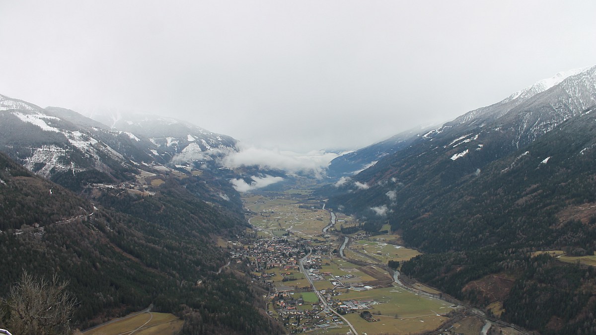 Obervellach / Almgasthof Himmelbauer - Blick nach Südosten - Foto-Webcam.eu
