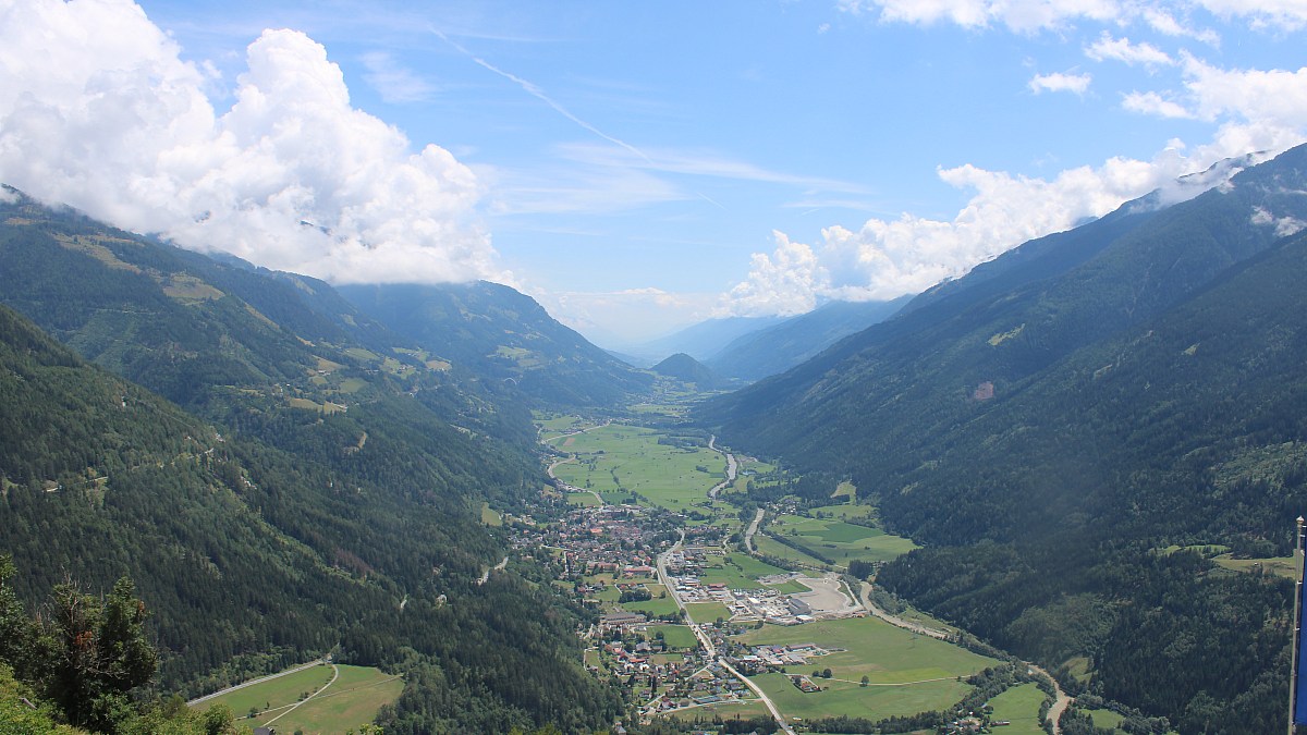 Obervellach / Almgasthof Himmelbauer - Blick nach Südosten - Foto-Webcam.eu