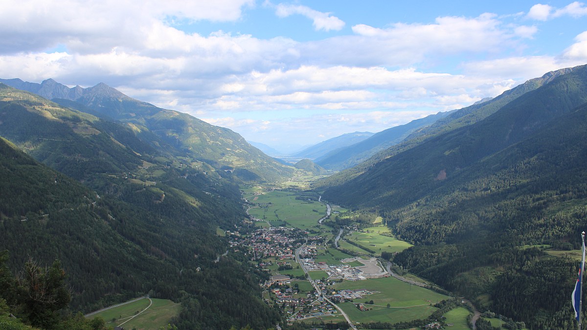 Obervellach / Almgasthof Himmelbauer - Blick nach Südosten - Foto-Webcam.eu