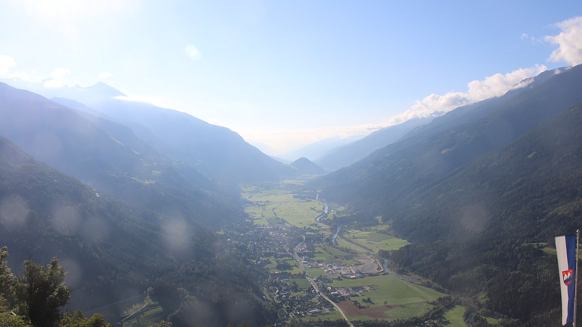 Obervellach / Almgasthof Himmelbauer - Blick nach Südosten - Foto-Webcam.eu