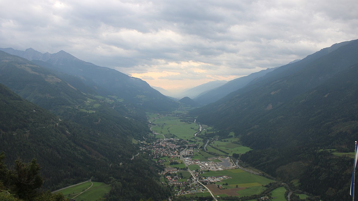 Obervellach / Almgasthof Himmelbauer - Blick nach Südosten - Foto-Webcam.eu