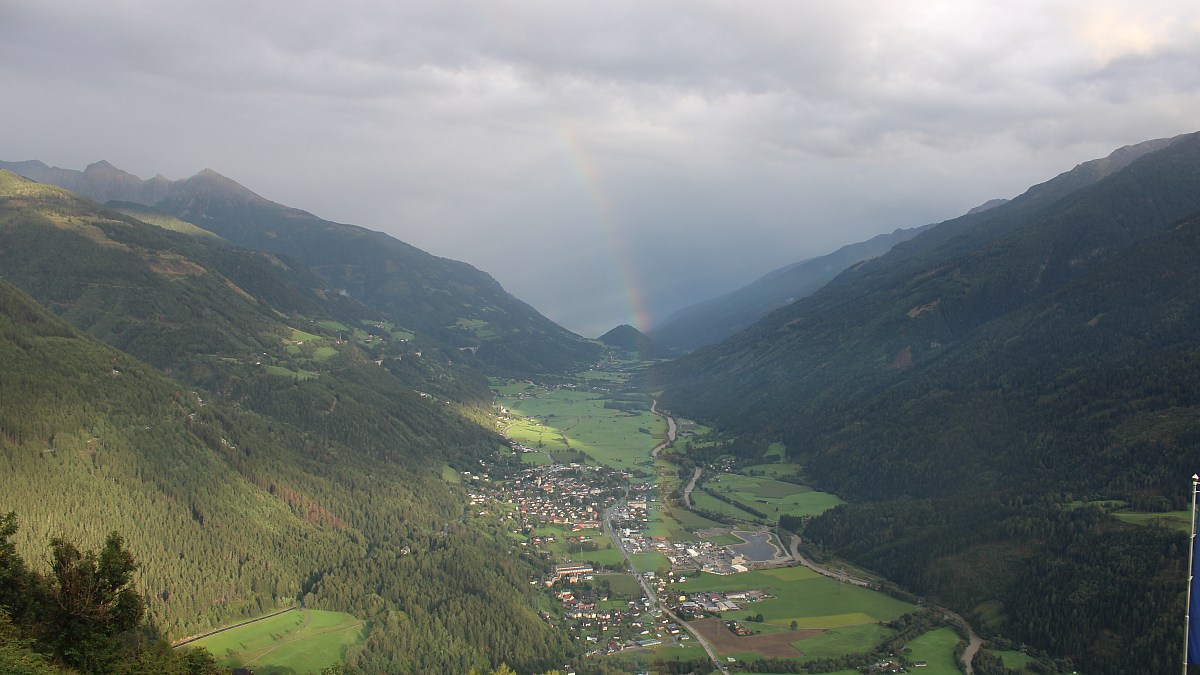 Obervellach / Almgasthof Himmelbauer - Blick nach Südosten - Foto-Webcam.eu