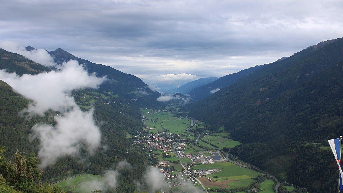 Obervellach / Almgasthof Himmelbauer - Blick nach Südosten - Foto-Webcam.eu
