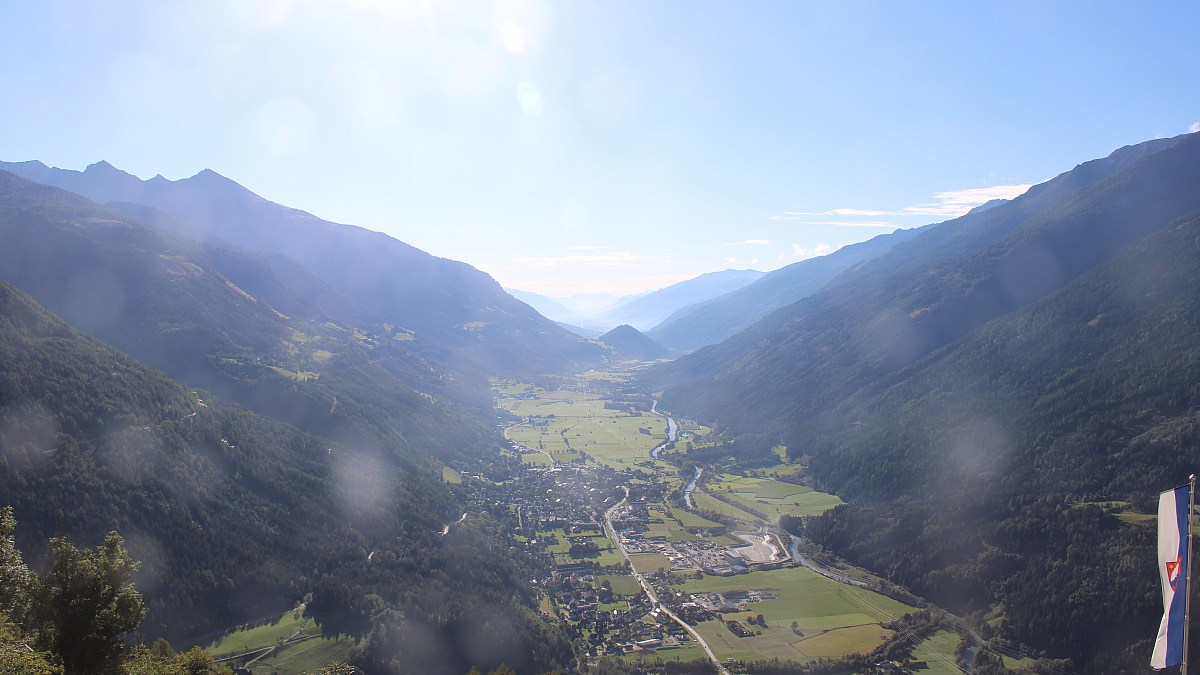 Obervellach / Almgasthof Himmelbauer - Blick nach Südosten - Foto-Webcam.eu
