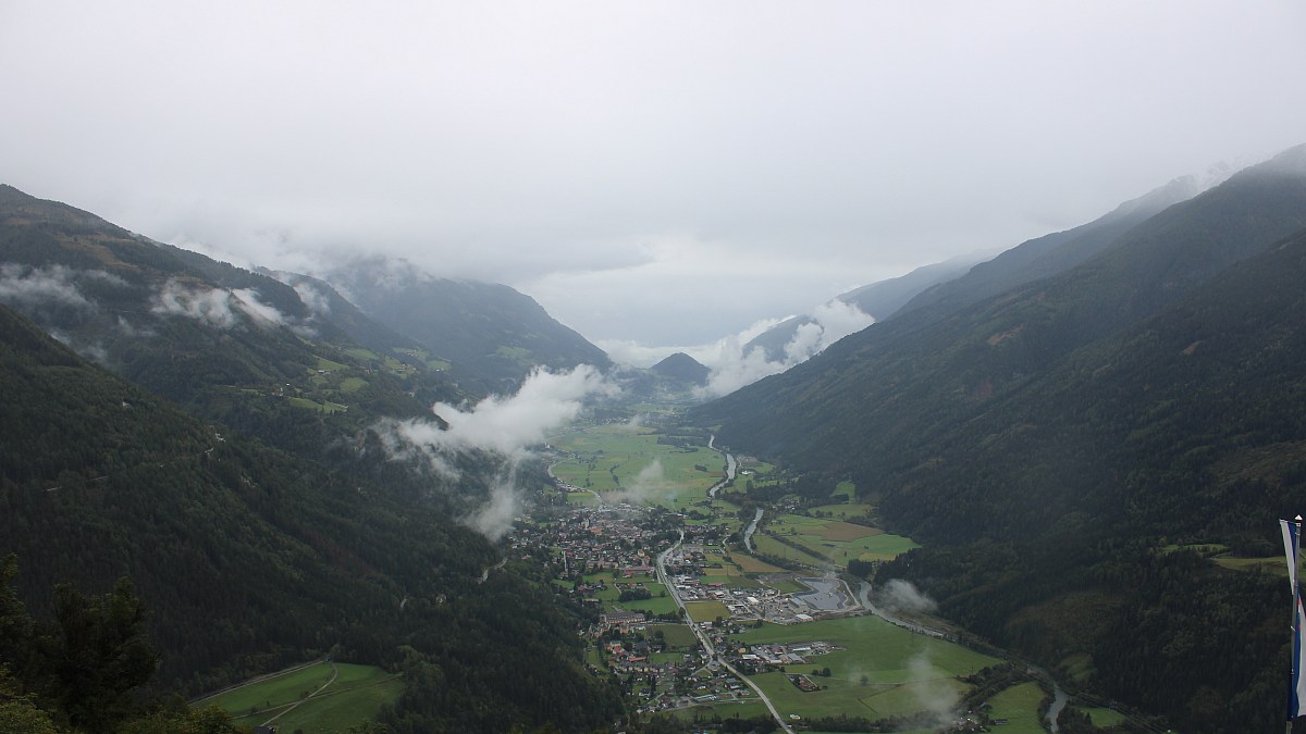 Obervellach / Almgasthof Himmelbauer - Blick nach Südosten - Foto-Webcam.eu