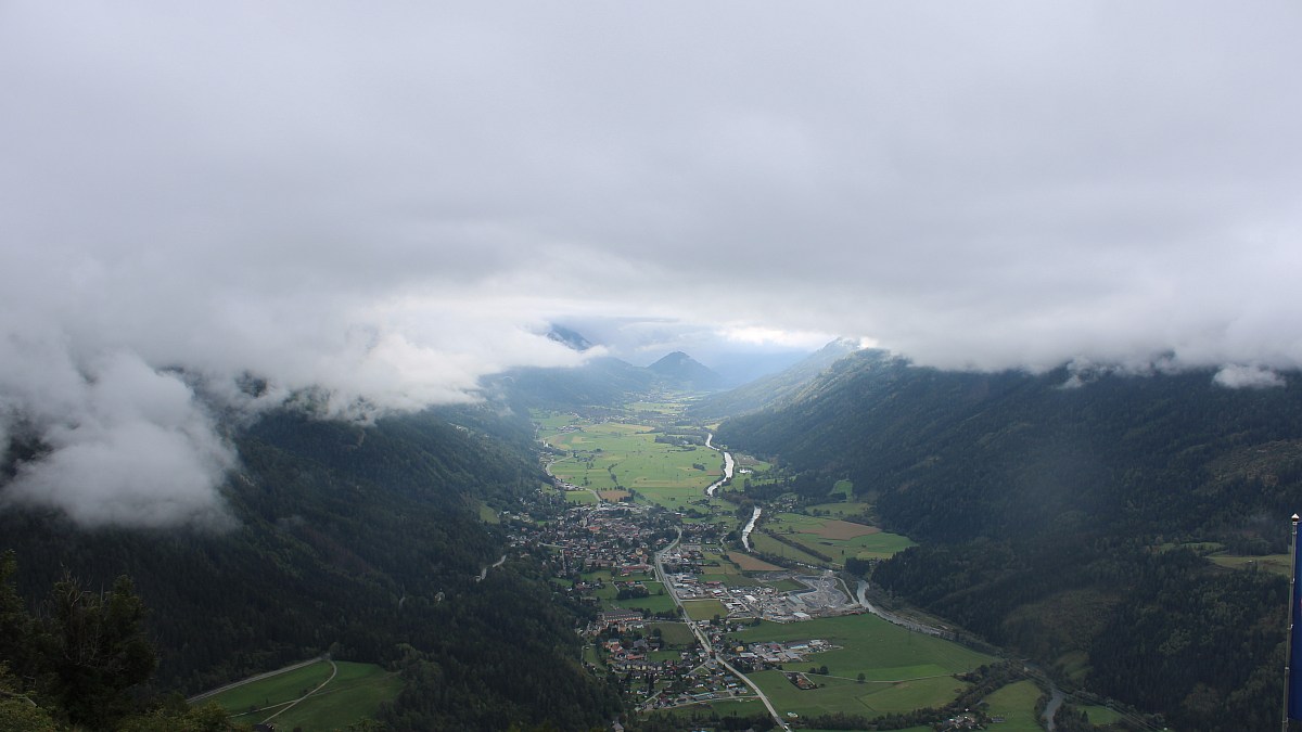Obervellach / Almgasthof Himmelbauer - Blick nach Südosten - Foto-Webcam.eu