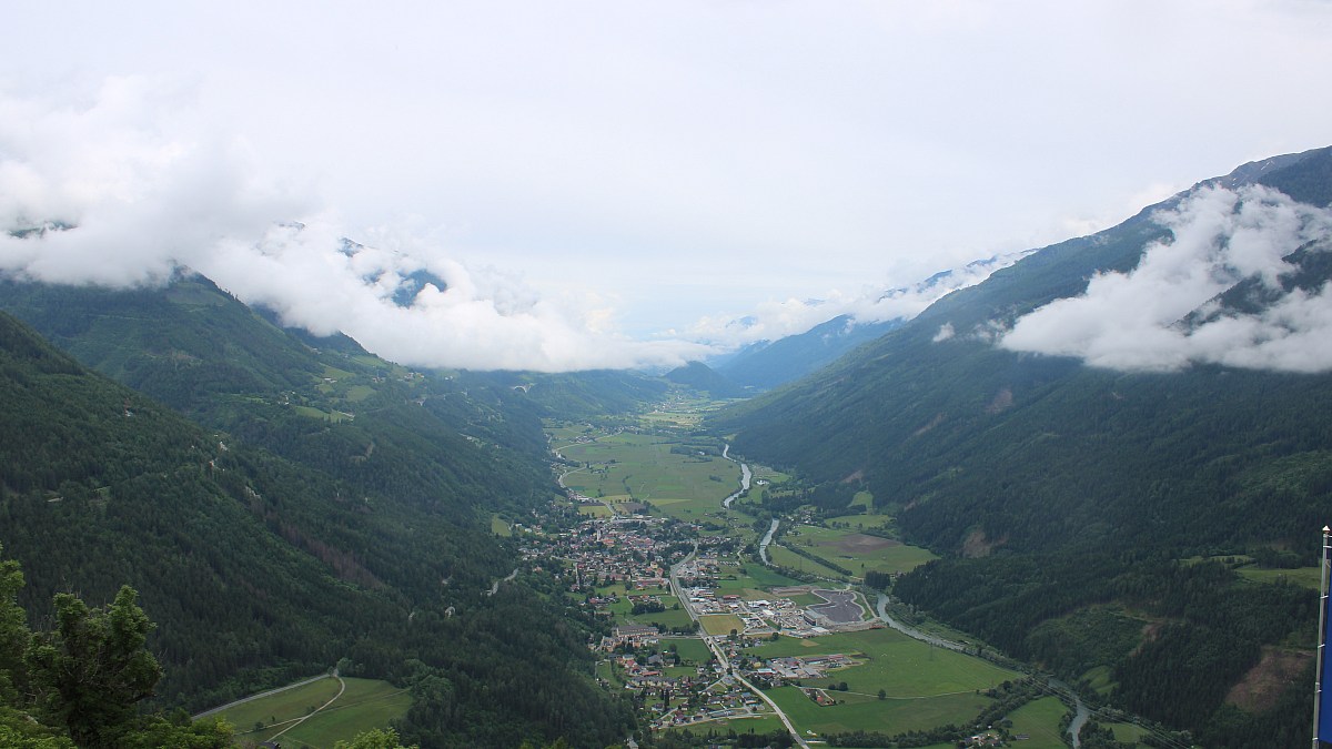 Obervellach / Almgasthof Himmelbauer - Blick nach Südosten - Foto-Webcam.eu