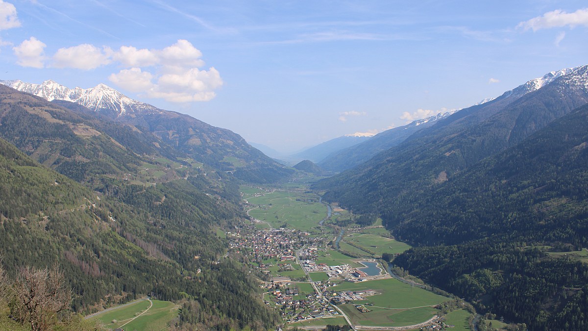 Obervellach / Almgasthof Himmelbauer - Blick nach Südosten - Foto-Webcam.eu