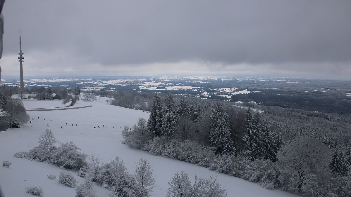 Hohenpeißenberg / Restaurant Bayerischer Rigi - Blick nach Osten - Foto ...