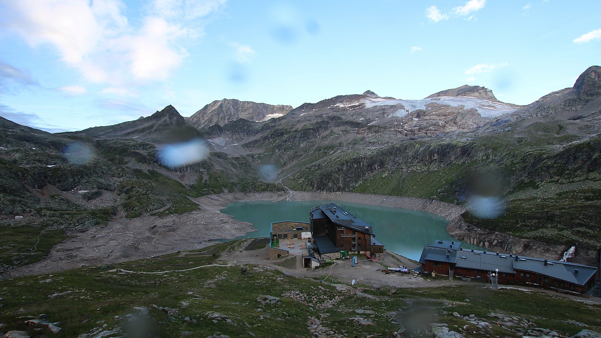 Berghotel Rudolfshütte - Weißsee Gletscherwelt - Blick nach Südwesten ...