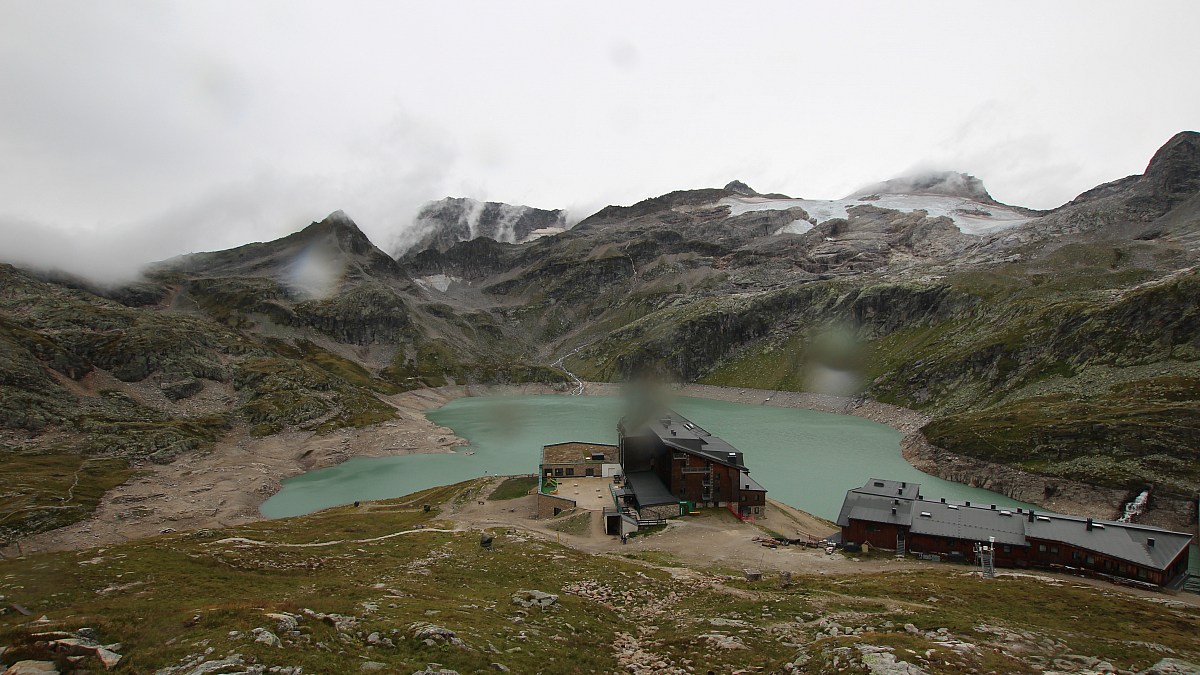 Berghotel Rudolfshütte - Weißsee Gletscherwelt - Blick nach Südwesten ...