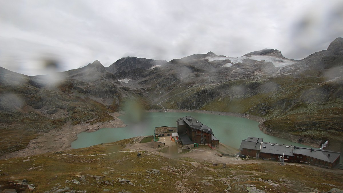 Berghotel Rudolfshütte - Weißsee Gletscherwelt - Blick nach Südwesten ...