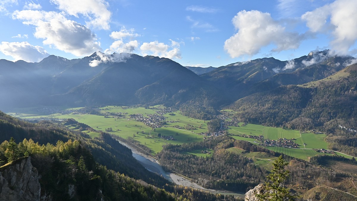 Schleching / Gscheuerwand - Blick nach Westen - Foto-Webcam.eu
