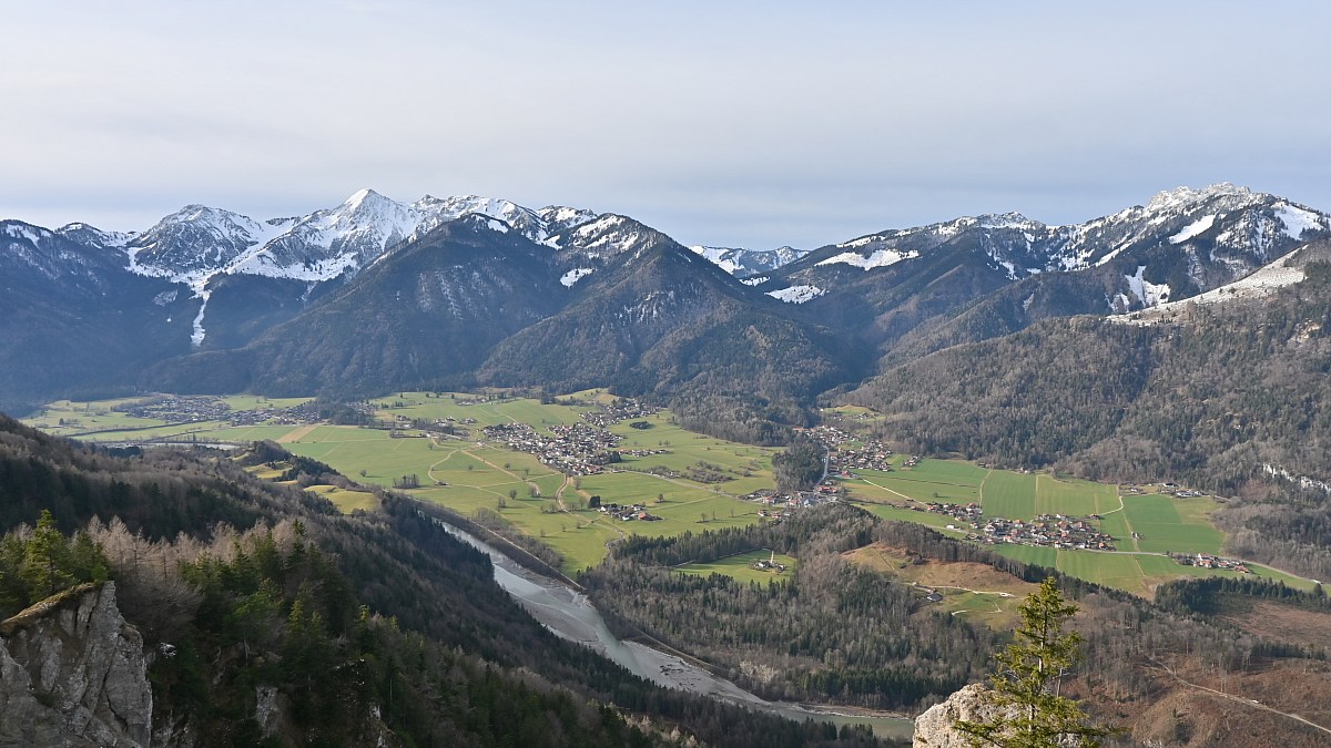 Schleching / Gscheuerwand - Blick nach Westen - Foto-Webcam.eu