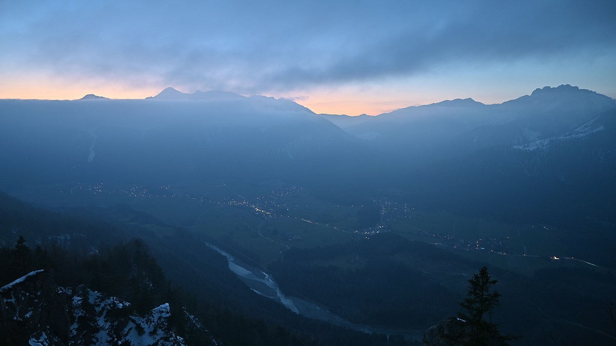 Schleching / Gscheuerwand - Blick nach Westen - Foto-Webcam.eu