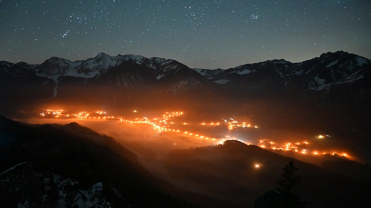 Schleching / Gscheuerwand - Blick nach Westen - Foto-Webcam.eu
