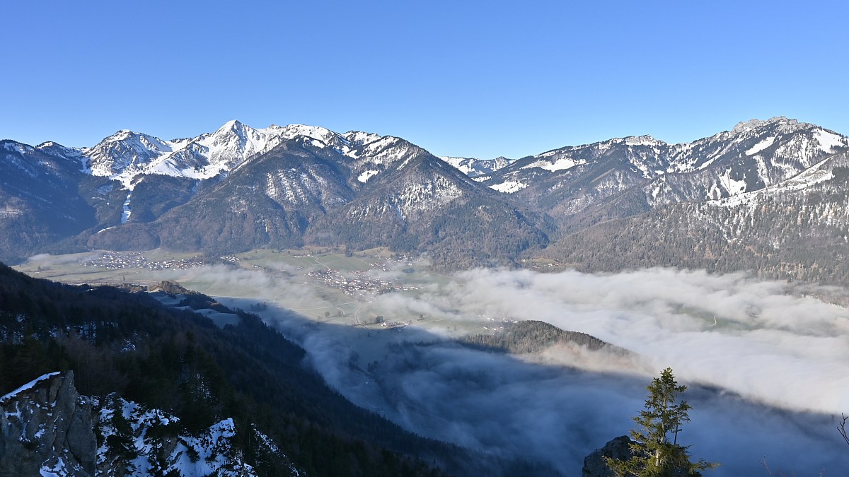 Schleching / Gscheuerwand - Blick nach Westen - Foto-Webcam.eu